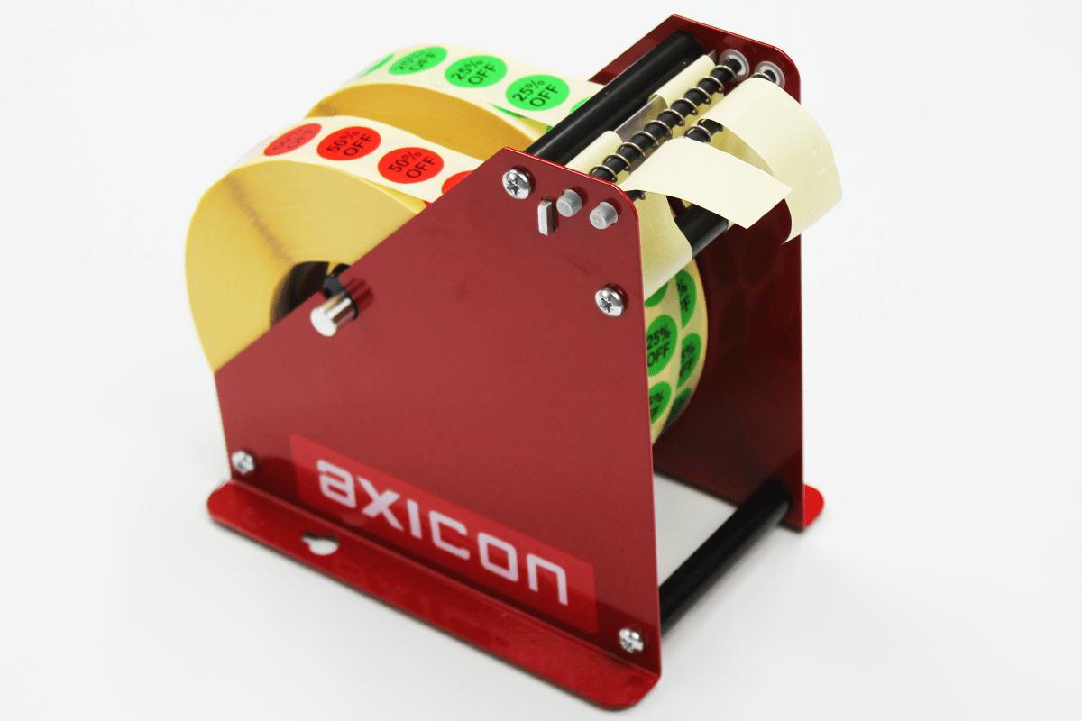 Manual roll dispenser MB 80 - Axicon Labels